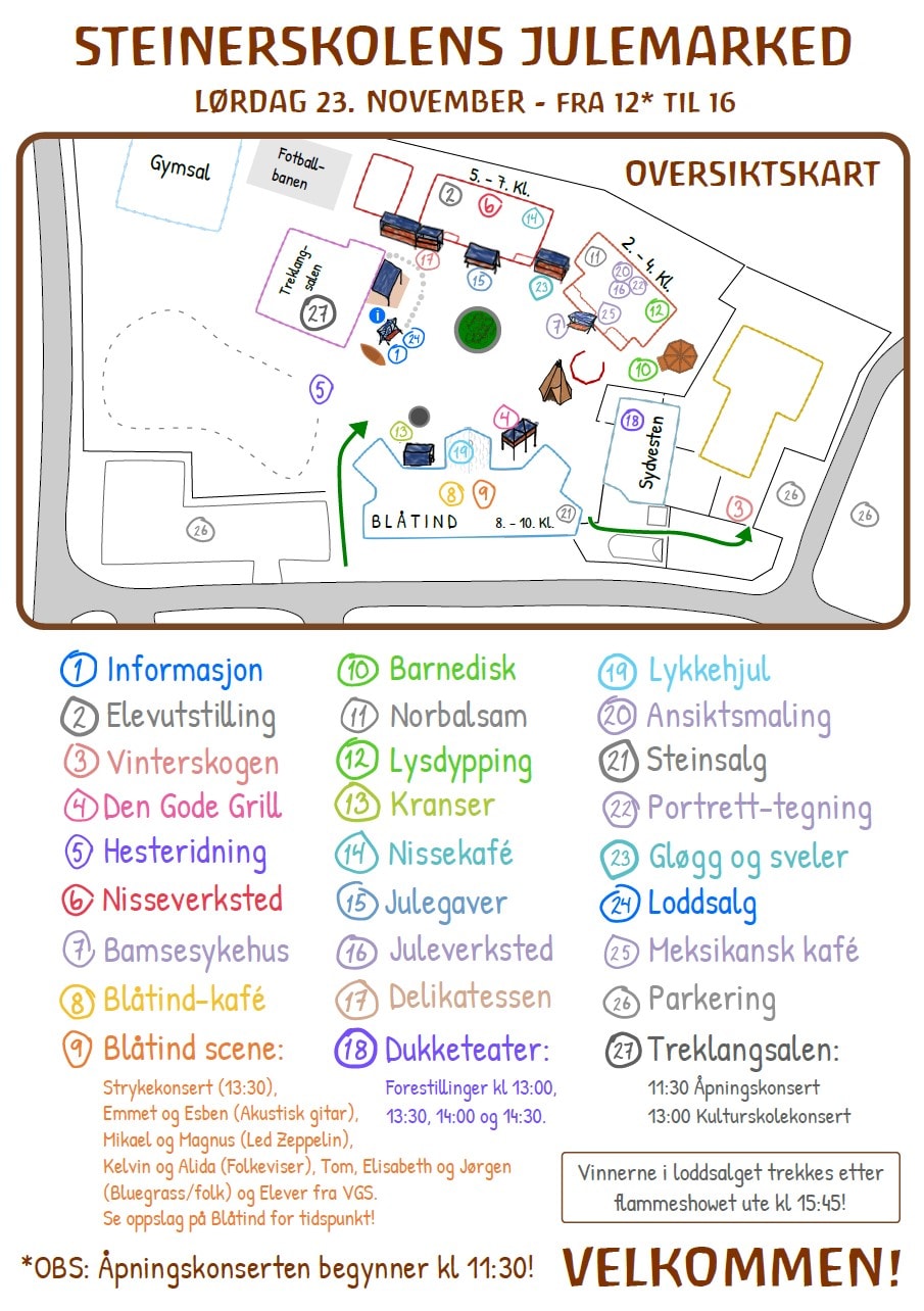 JULEMARKED 2024 - Steinerskolen i Vestfold